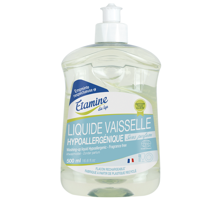 Washing-up liquid fragrance-free 500mL - Etamine du Lys